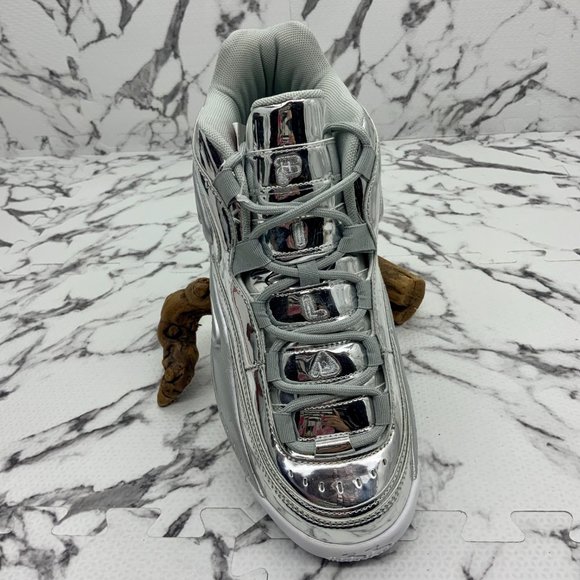 Fila | Shoes | Mens Fila Grant Hill 3 Metallic Silver Sneakers Nwt ...